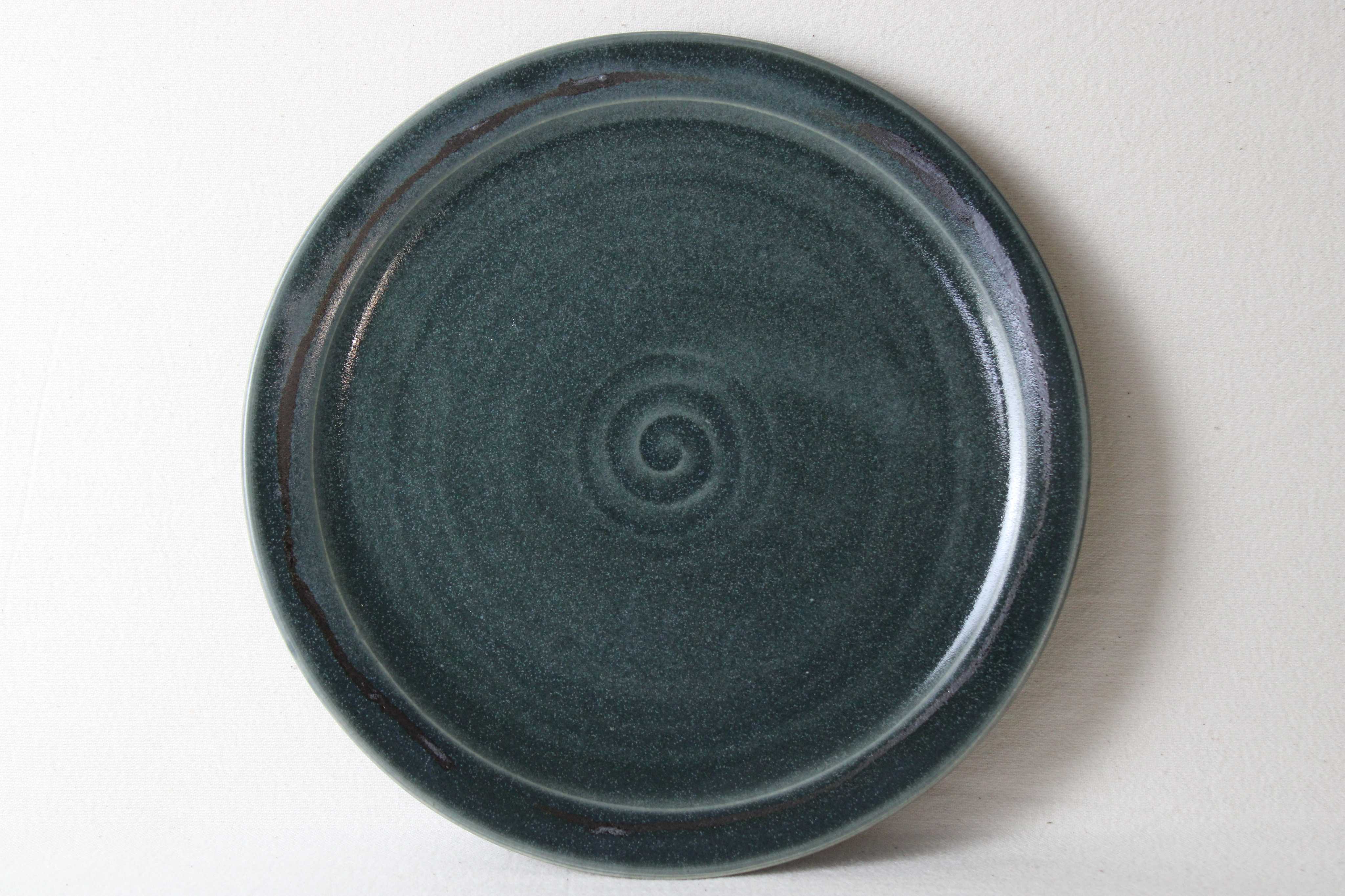 North Sea Blue Dinner Plate – Iona Ceramics