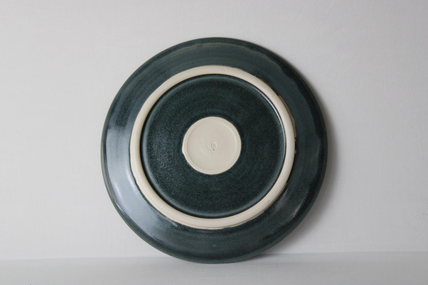 North Sea Blue Dinner Plate – Iona Ceramics